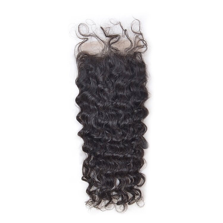 RAW INDIAN CURLY CLOSURE – BLENDED ELEMENTZ VIRGIN HAIR